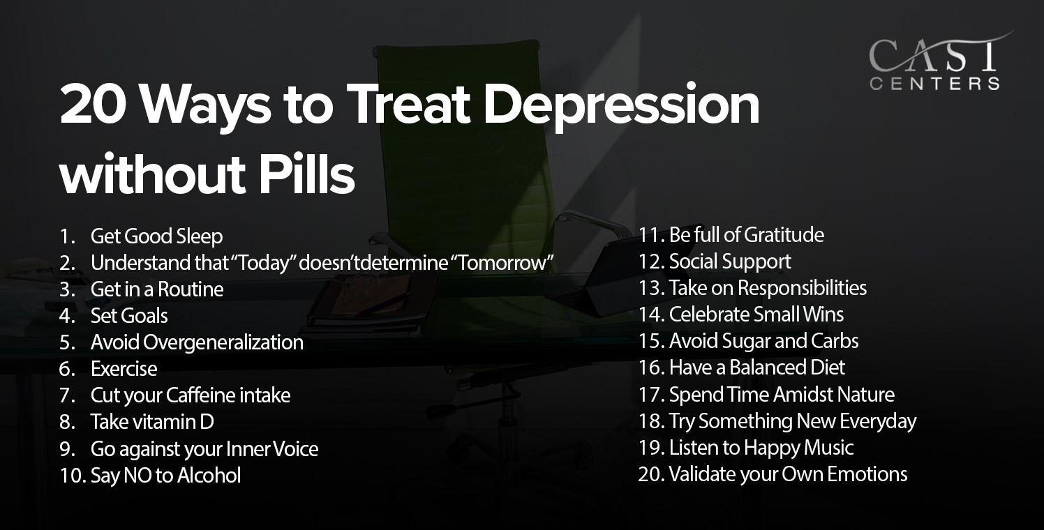 How to Fight Depression Without Meds: 20 Ways Explained